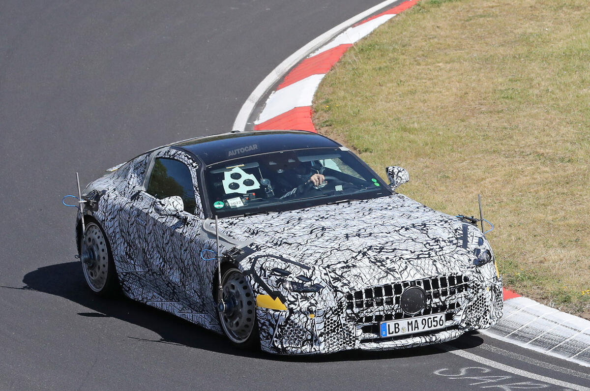 New 2023 Mercedes-AMG GT tests 800bhp-plus PHEV drivetrain | Autocar