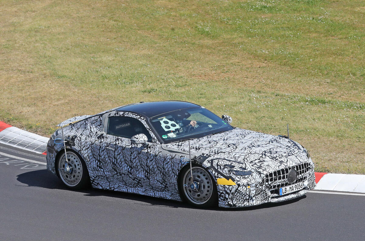 New 2023 Mercedes-AMG GT tests 800bhp-plus PHEV drivetrain | Autocar