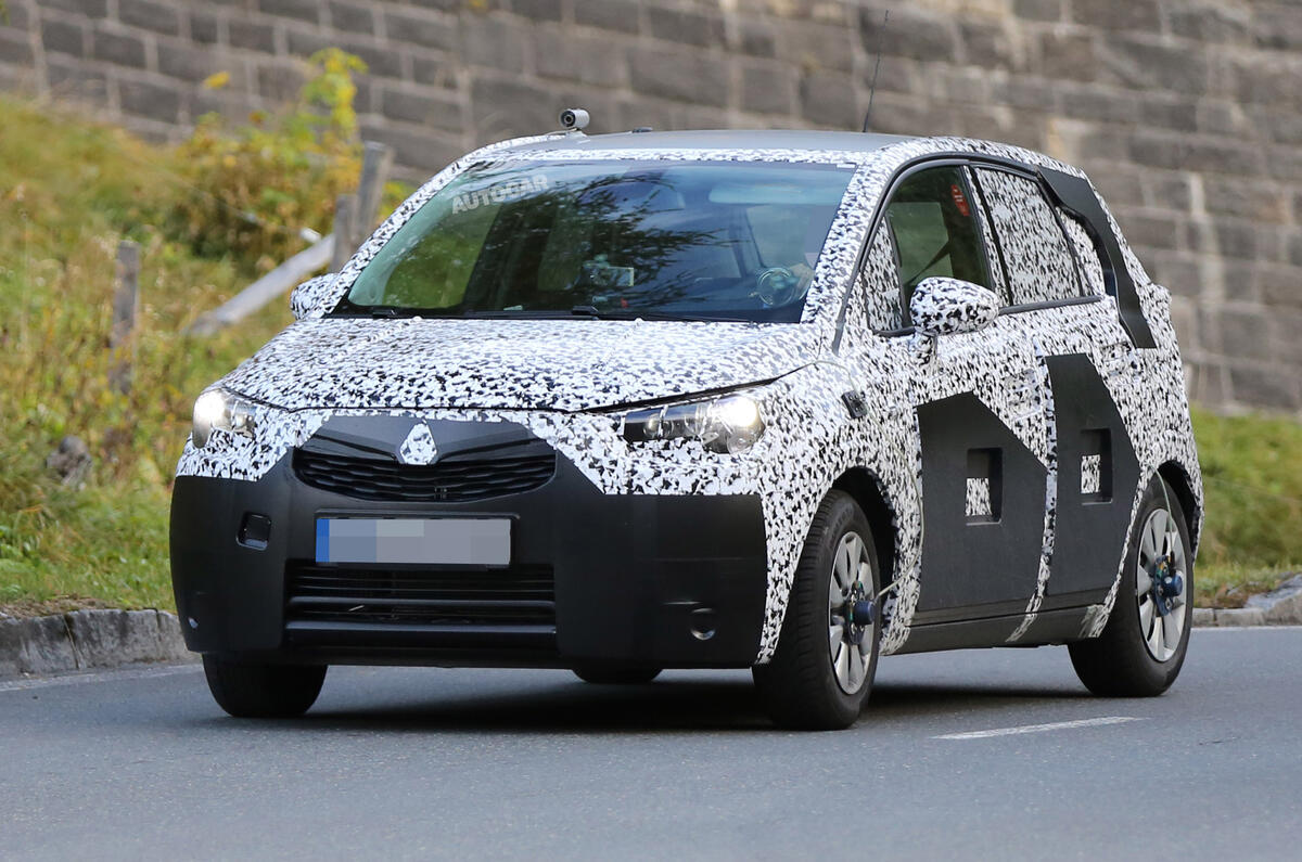 2017 Vauxhall Meriva gets crossover influence | Autocar