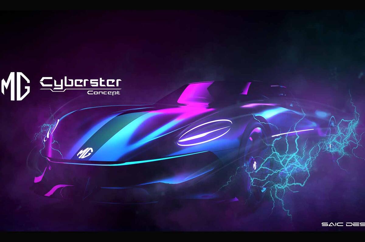 New MG Cyberster concept is electric two-seat roadster | Autocar