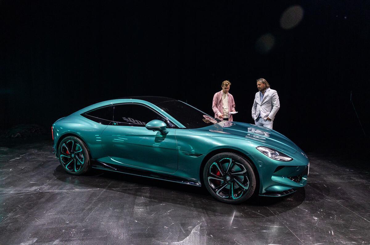 Shock MG Cyberster four-seat coupe tipped for sale in 2025 | Autocar