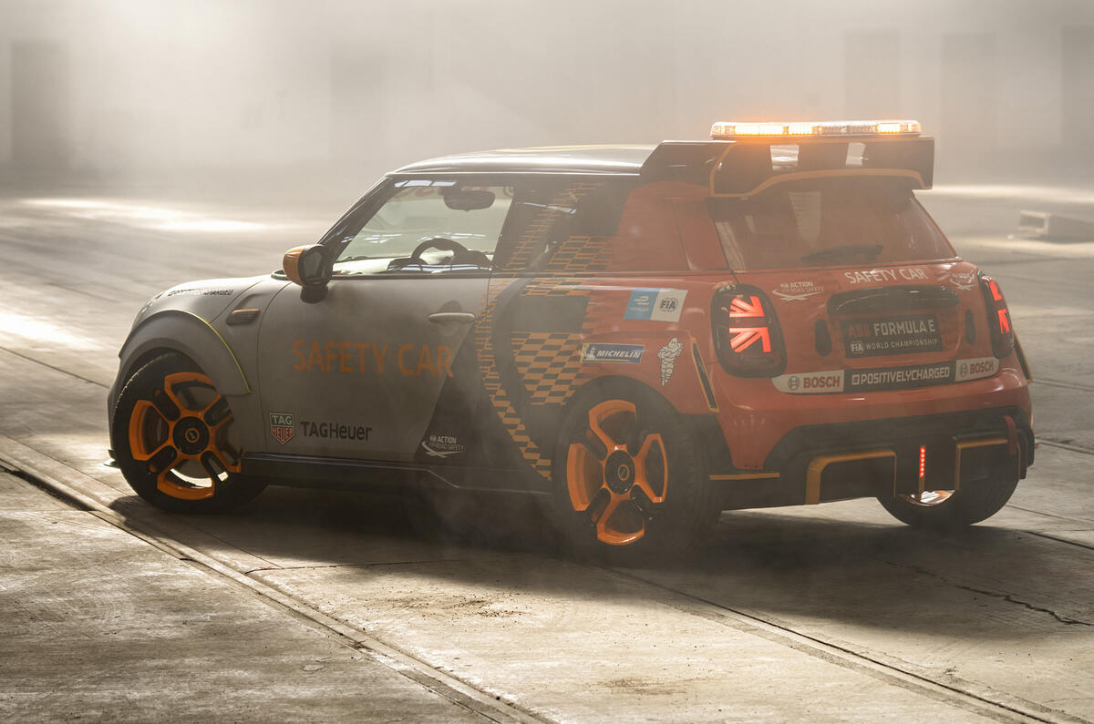 Mini Pacesetter: Formula E safety car hints at electric JCW GP | Autocar