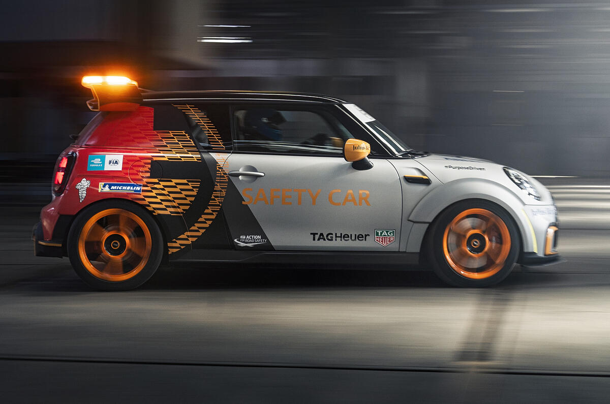 Mini Pacesetter: Formula E safety car hints at electric JCW GP | Autocar