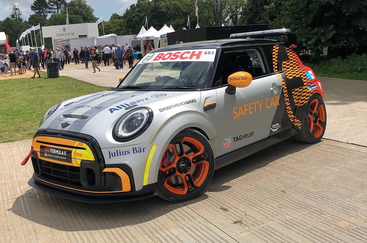 Mini Pacesetter: Formula E safety car hints at electric JCW GP | Autocar