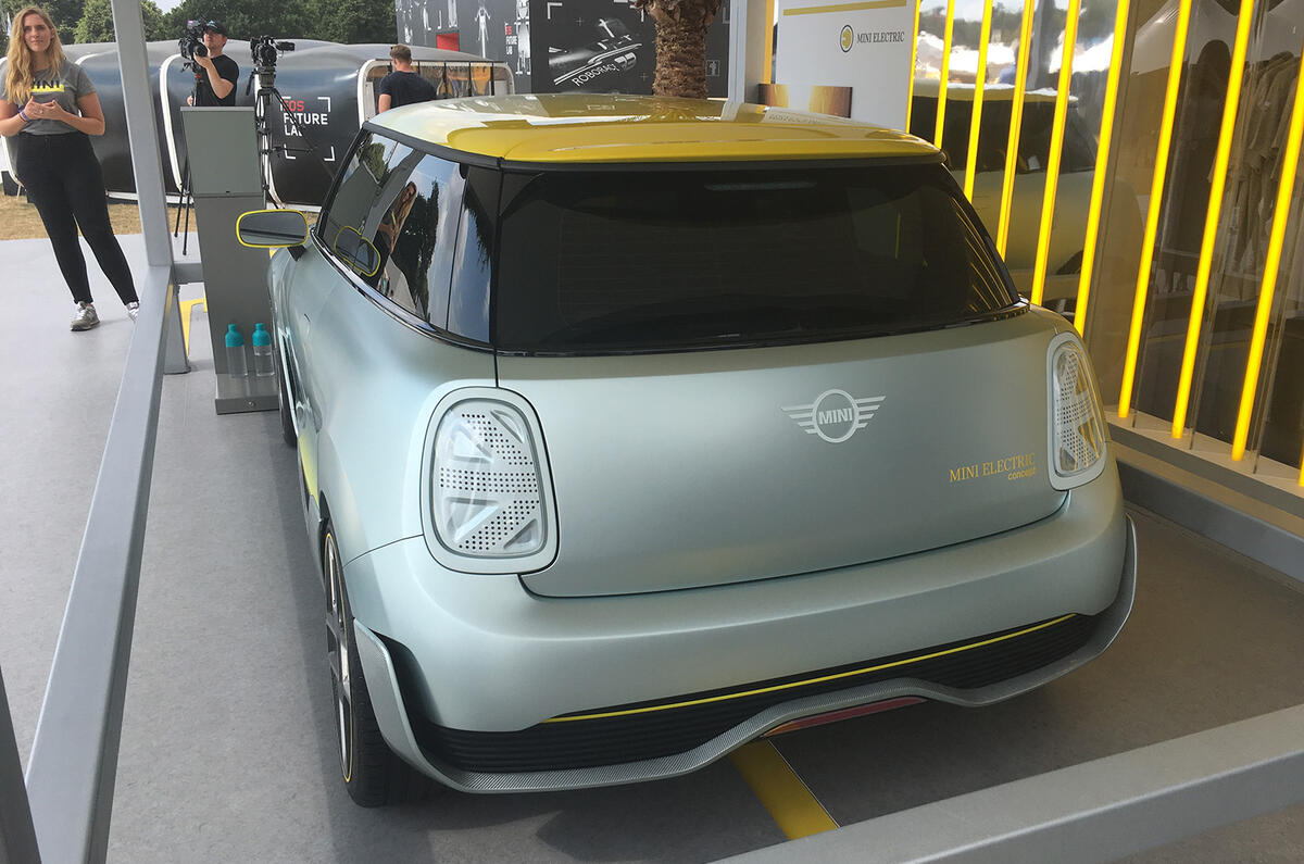 Mini electric concept makes Goodwood Festival of Speed appearance | Autocar