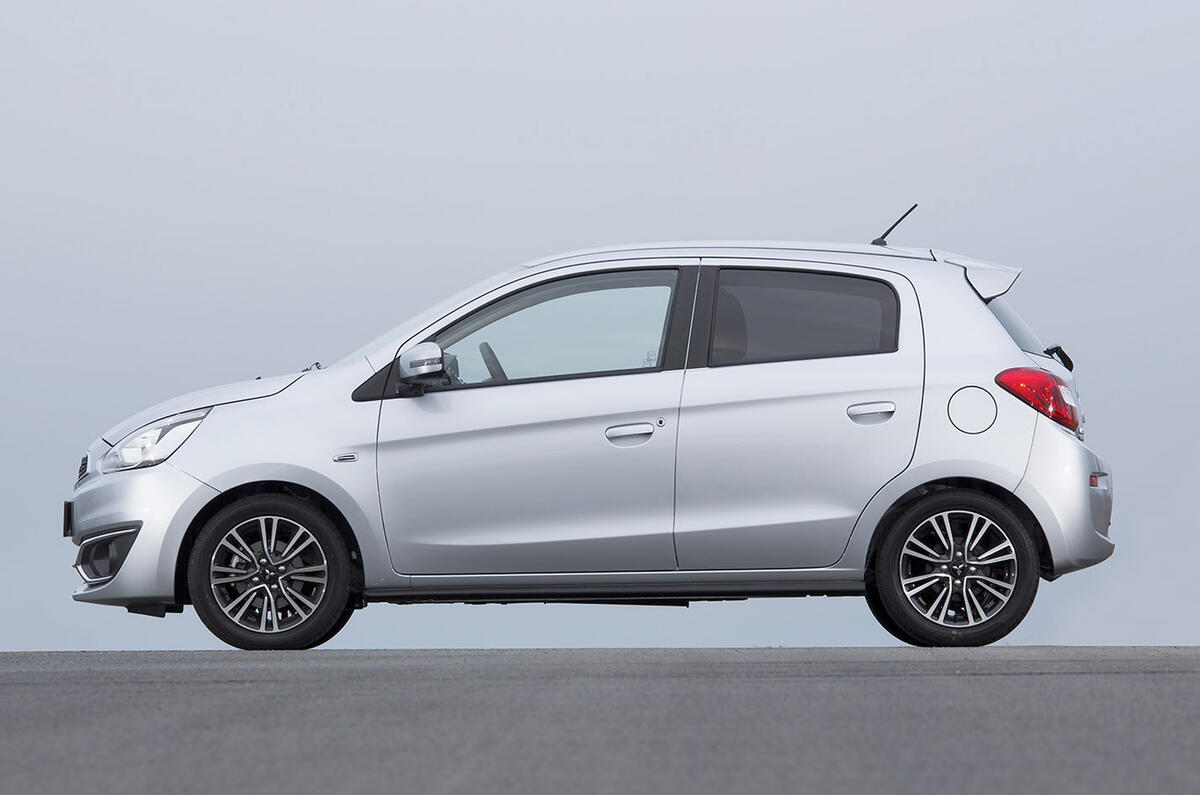 Mitsubishi Mirage facelift revealed at Geneva ahead of May launch | Autocar