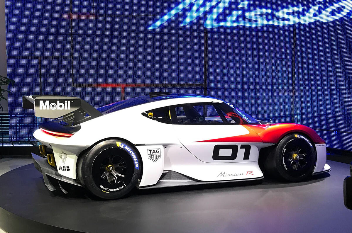 Porsche Mission R concept gives 1073bhp taste of Cayman EV | Autocar