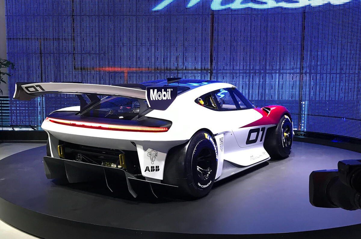 Porsche Mission R concept gives 1073bhp taste of Cayman EV | Autocar