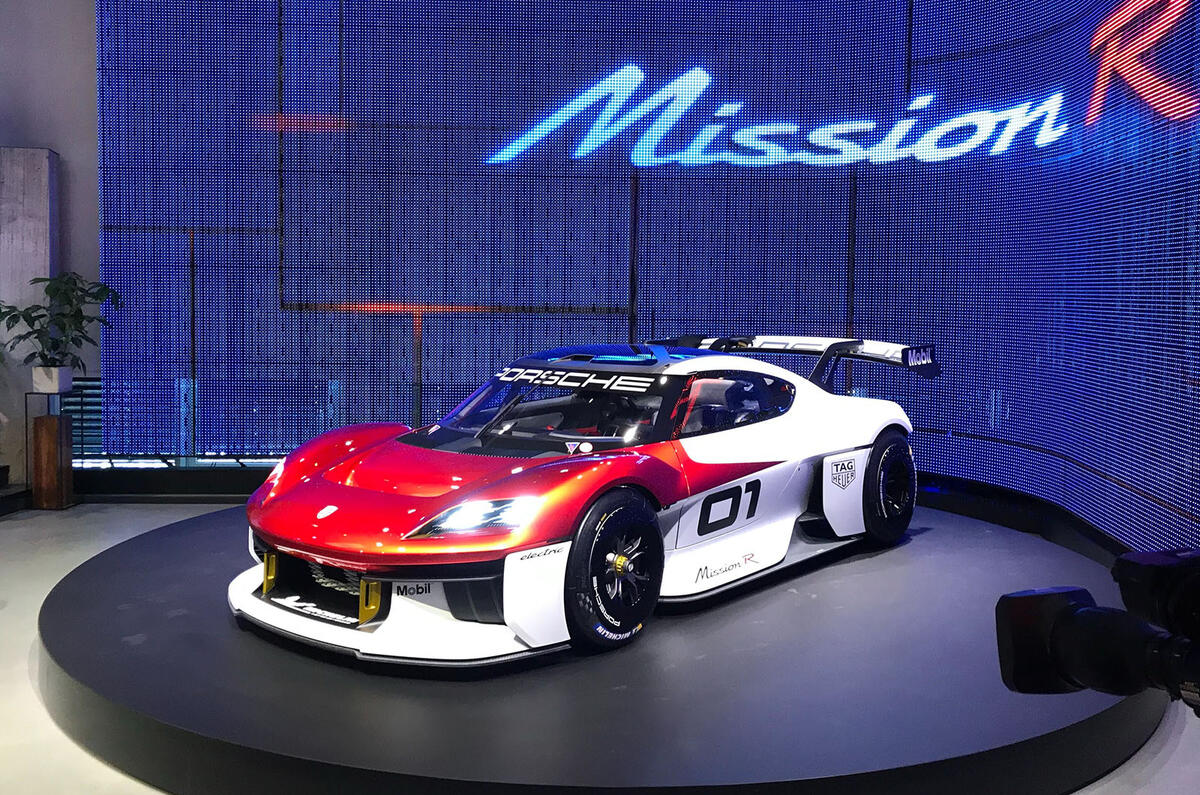 Porsche Mission R concept gives 1073bhp taste of Cayman EV | Autocar
