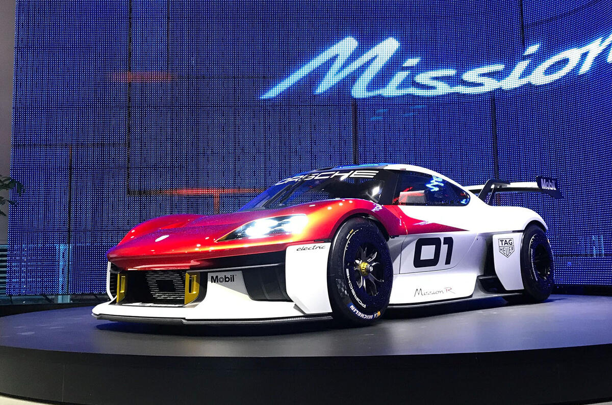 Porsche Mission R concept gives 1073bhp taste of Cayman EV | Autocar