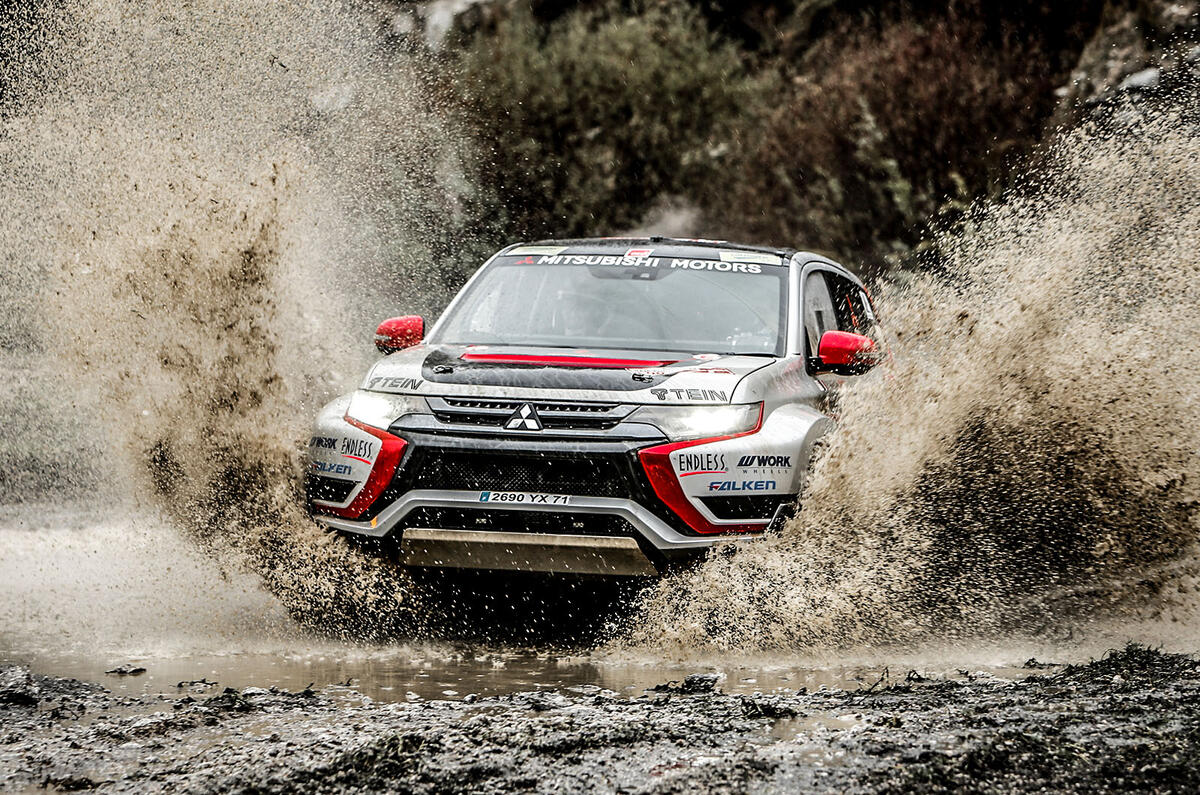 How to go rallying in a Mitsubishi Outlander PHEV | Autocar