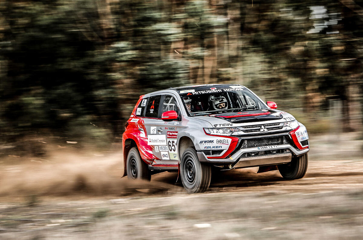 How to go rallying in a Mitsubishi Outlander PHEV | Autocar