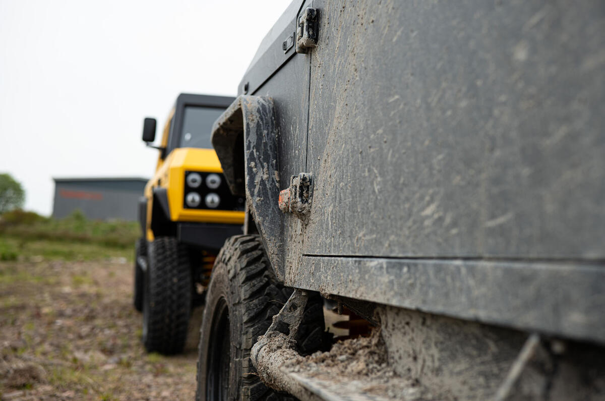 Munro Mk1 pick-up is open-bed variant of 375bhp electric 4x4 | Autocar