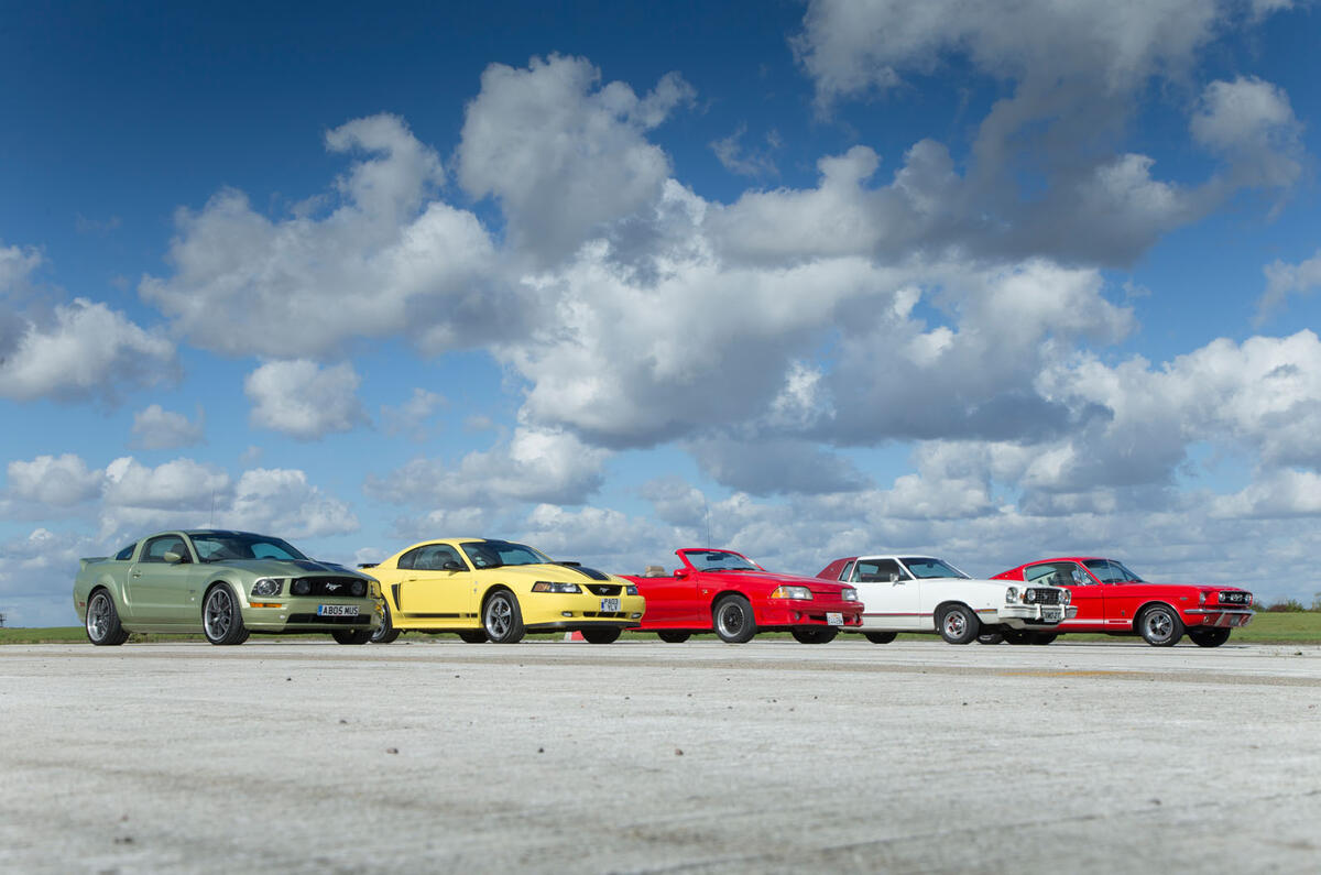 New Ford Mustang - Five generations of America's pony car tested | Autocar