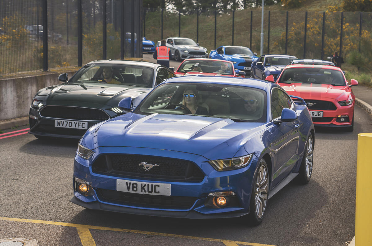 Ford Mustang marks 60th birthday with 800-car party in UK | Autocar