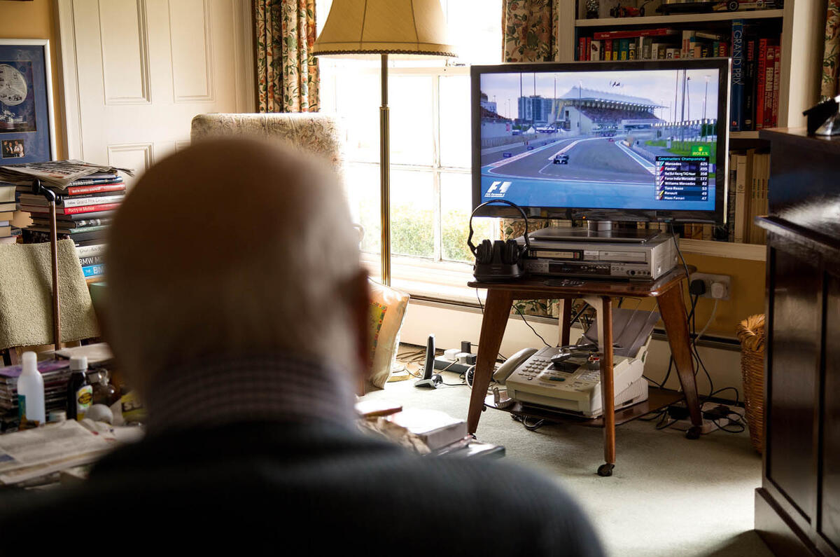 Murray Walker: Watching F1 with the commentator legend | Autocar