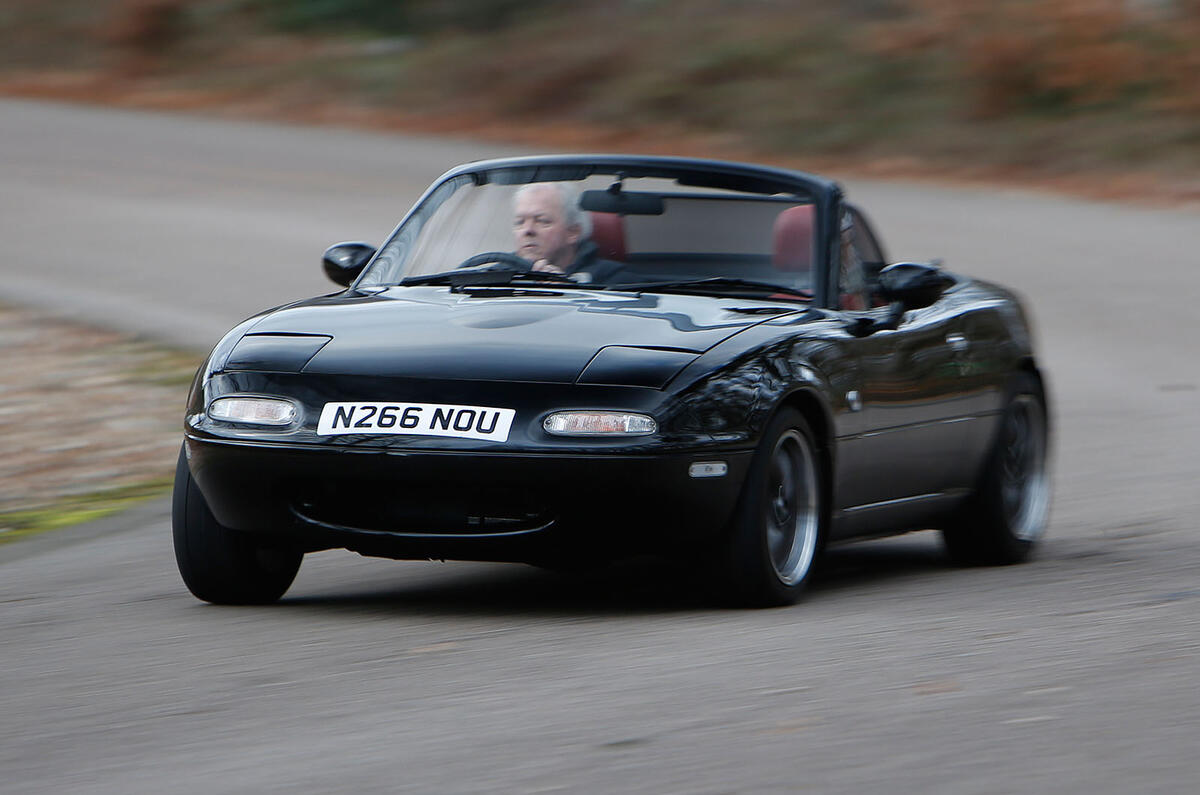 Driving a V6-powered Mazda MX-5 Rocketeer | Autocar