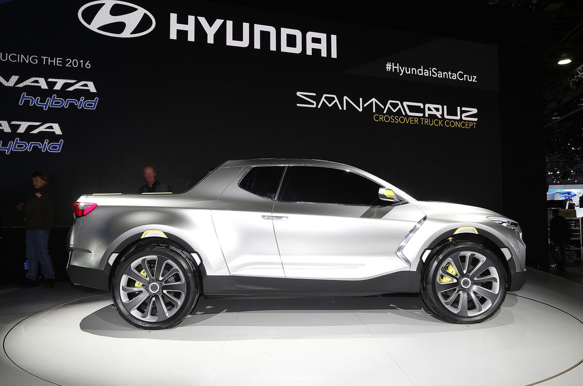 Hyundai Santa Cruz crossover truck unveiled at Detroit motor show | Autocar
