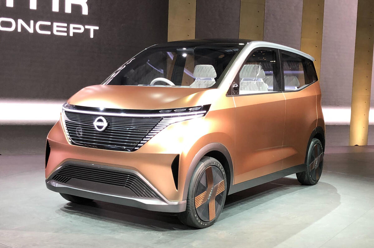 Nissan reveals electric IMk city car concept | Autocar