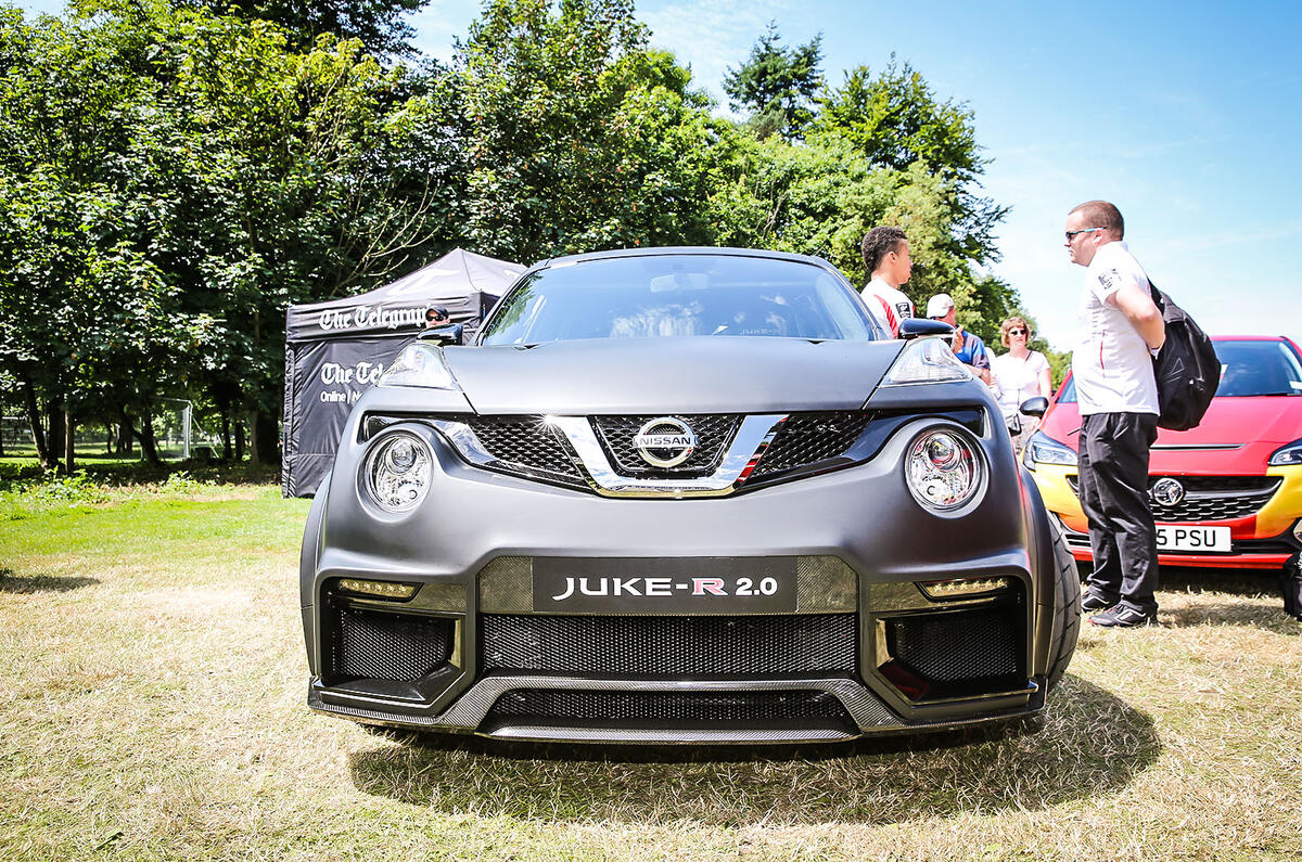 109mph in the Nissan Juke-R 2.0 at Goodwood | Autocar