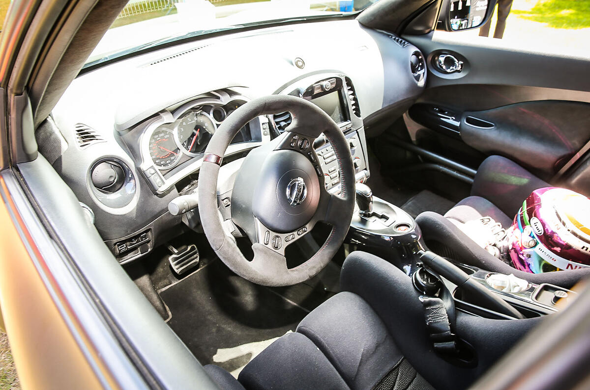 109mph in the Nissan Juke-R 2.0 at Goodwood | Autocar