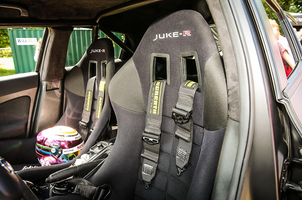 109mph in the Nissan Juke-R 2.0 at Goodwood | Autocar