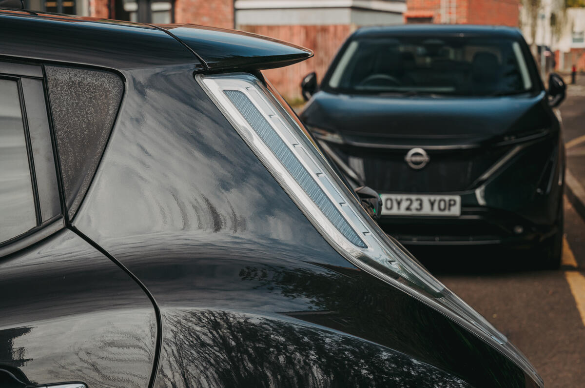 Nissan Ariya vs Mk1 Leaf: How far have EVs come in a decade? | Autocar