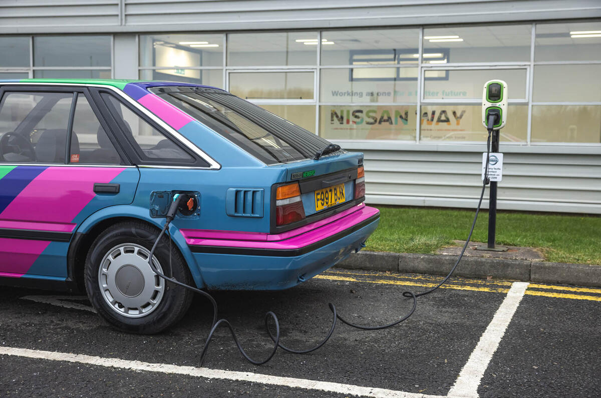 Nissan reveals one-off Bluebird EV to mark UK factory anniversary | Autocar