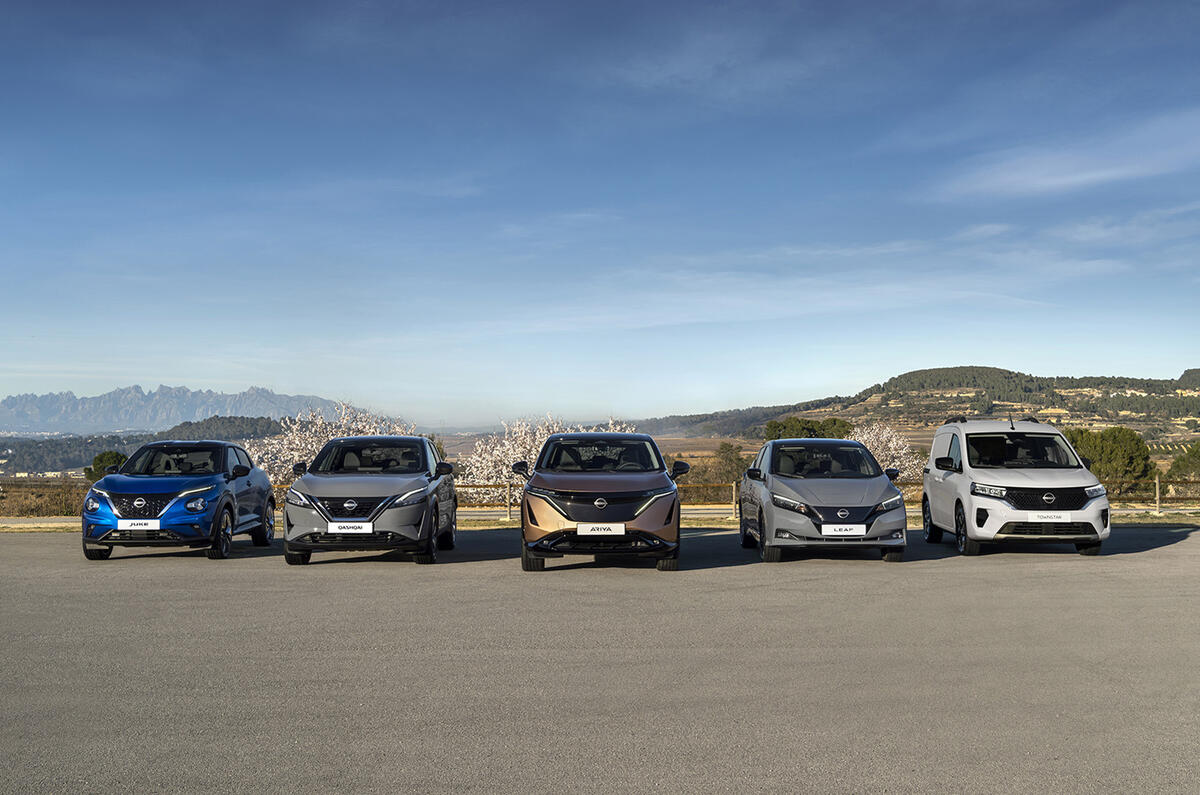 Nissan presents six-model line-up in push for electric mobility | Autocar