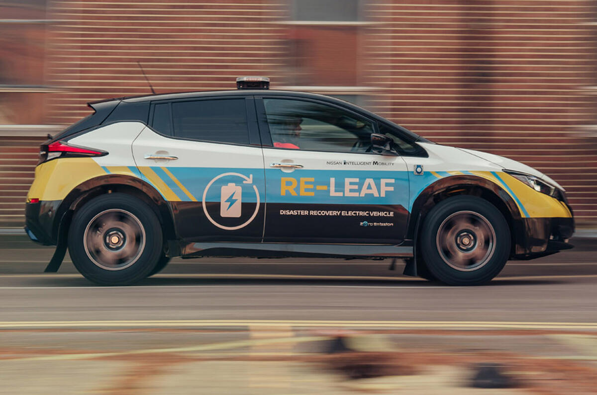 Nissan unveils Leaf-based emergency response car | Autocar