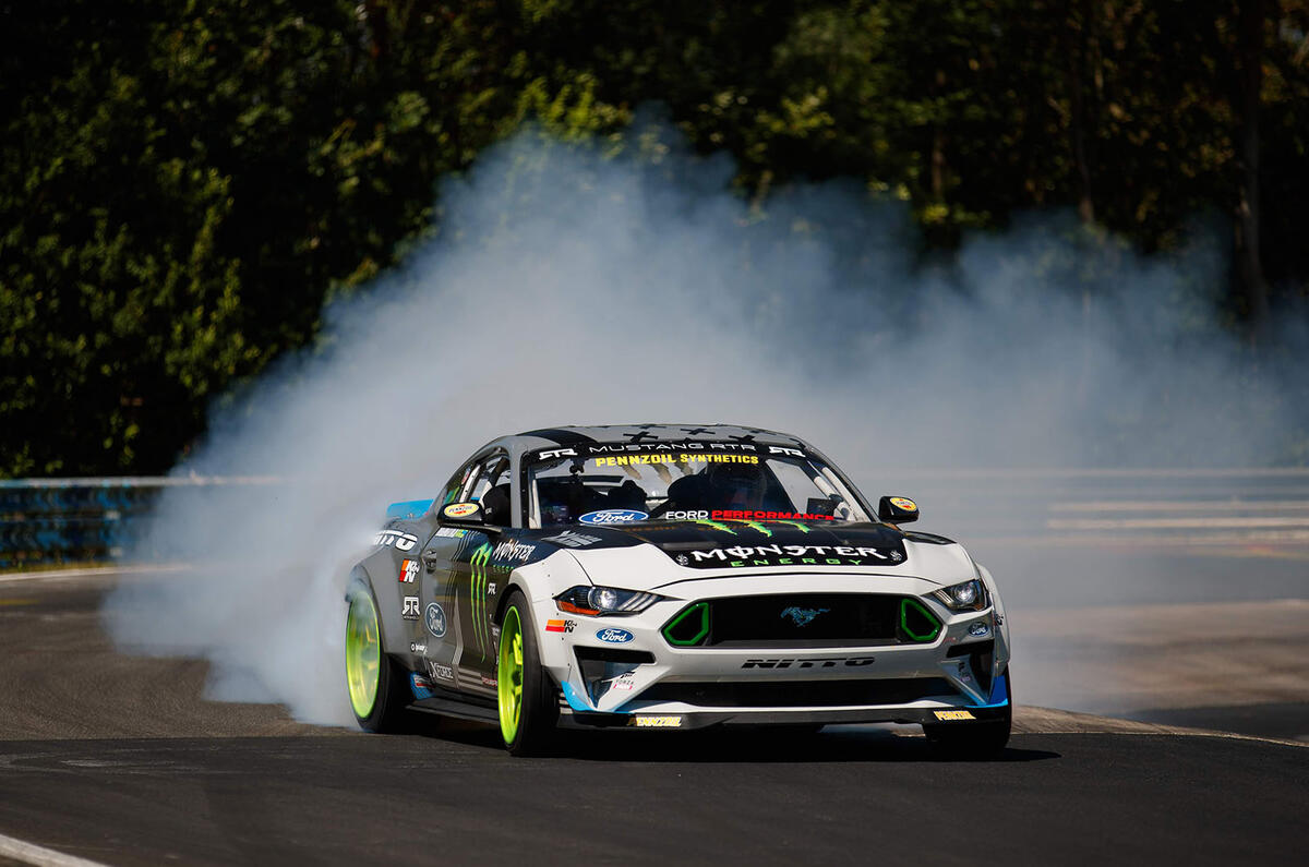 900bhp Ford Mustang RTR is first to drift around the Nurburgring | Autocar