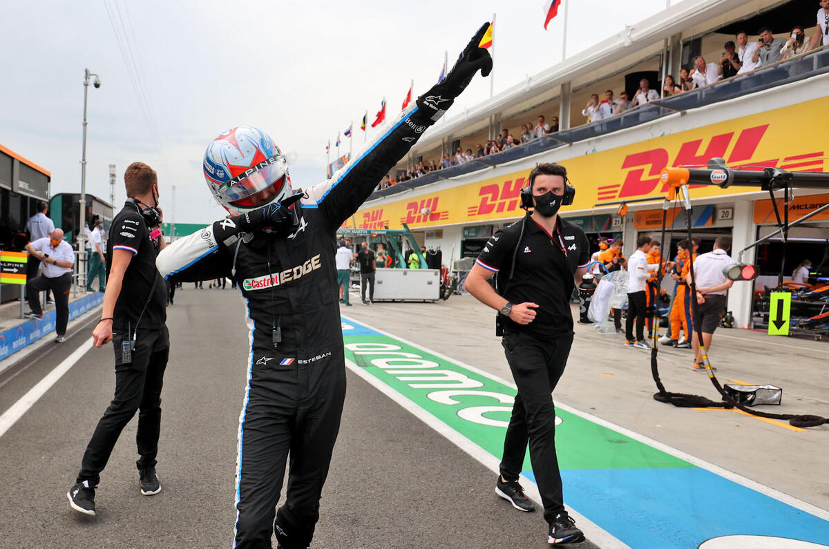 Alpine's Esteban Ocon claims maiden F1 victory | Autocar
