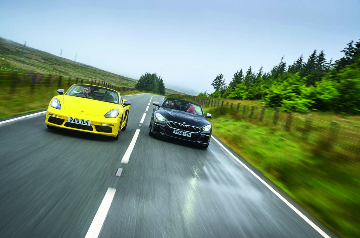 Convertible clash: New BMW Z4 vs Porsche Boxster and Audi TT | Autocar