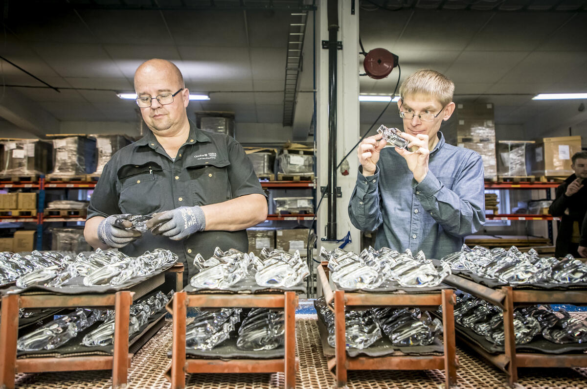 How Volvo makes its crystal glass gearsticks | Autocar