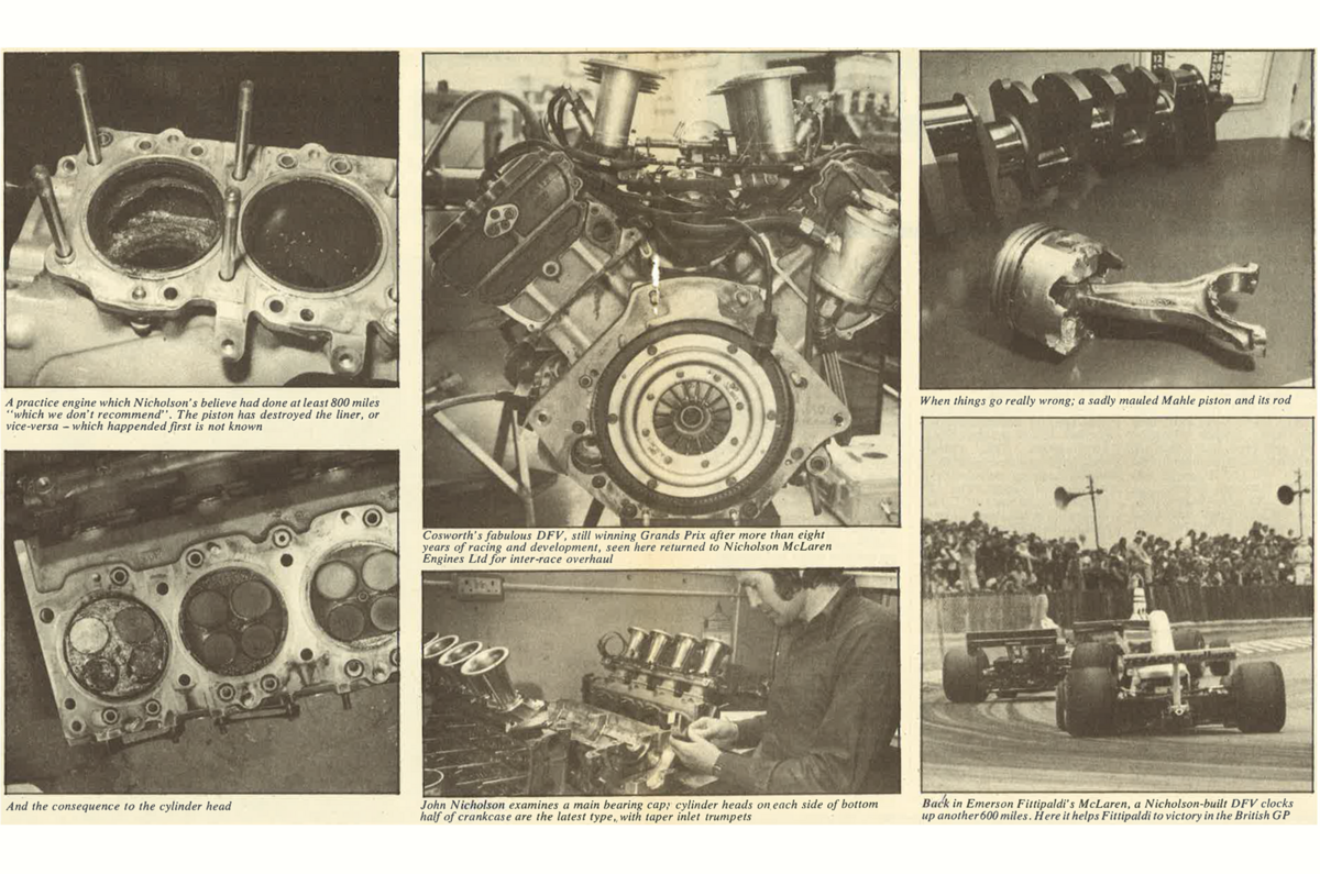 Throwback Thursday: Servicing Cosworth DFV Formula 1 engines, 1975 ...