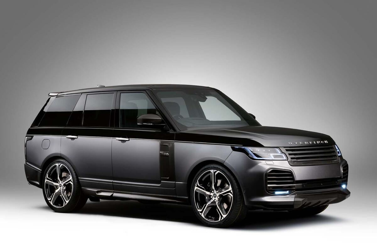 New Overfinch Range Rover adds carbonfibre and ostrich upholstery ...