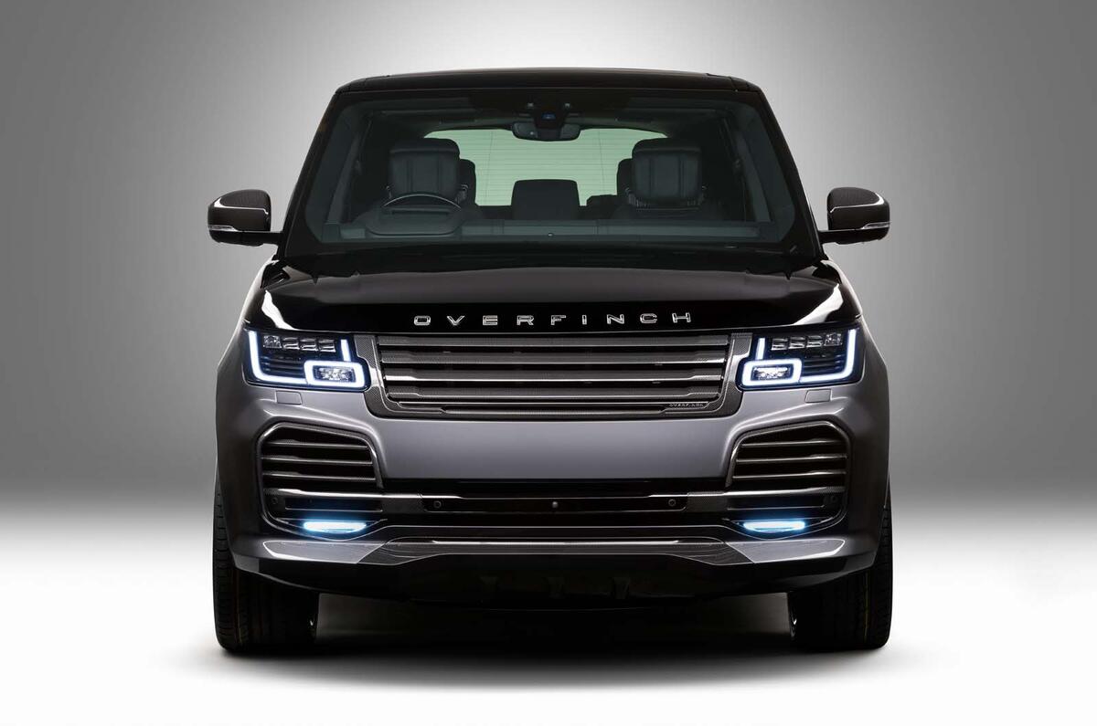 New Overfinch Range Rover adds carbonfibre and ostrich upholstery ...