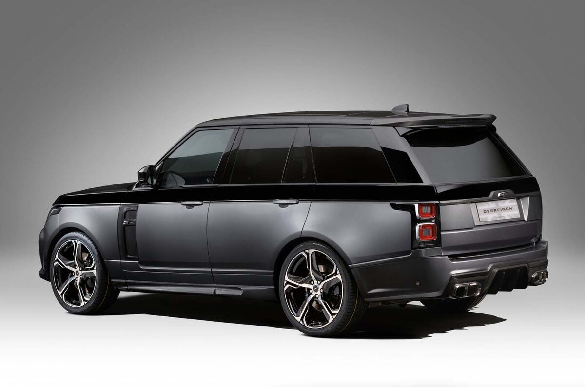 New Overfinch Range Rover adds carbonfibre and ostrich upholstery ...