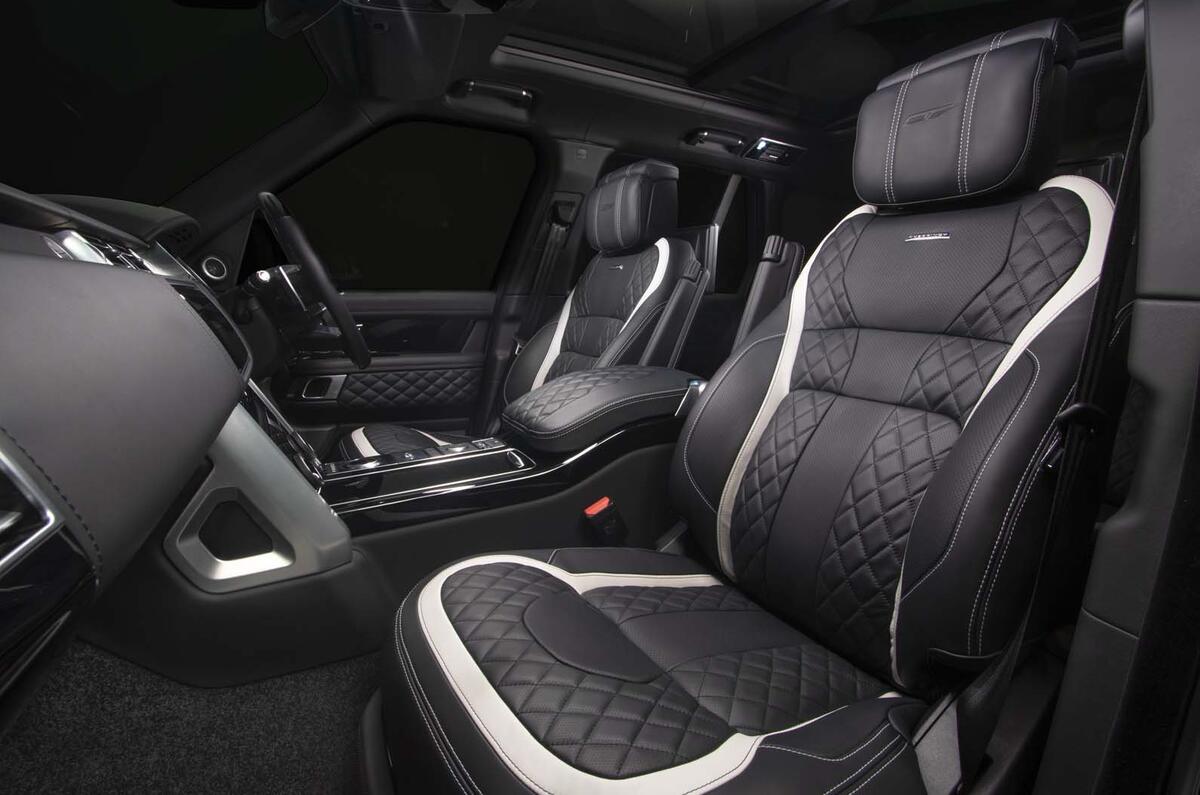 New Overfinch Range Rover adds carbonfibre and ostrich upholstery ...