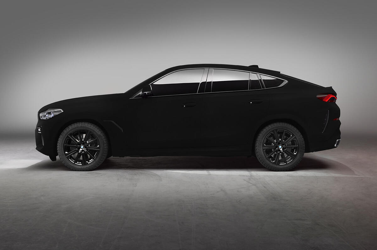 BMW paints new X6 in light-absorbing ‘Vantablack’ | Autocar