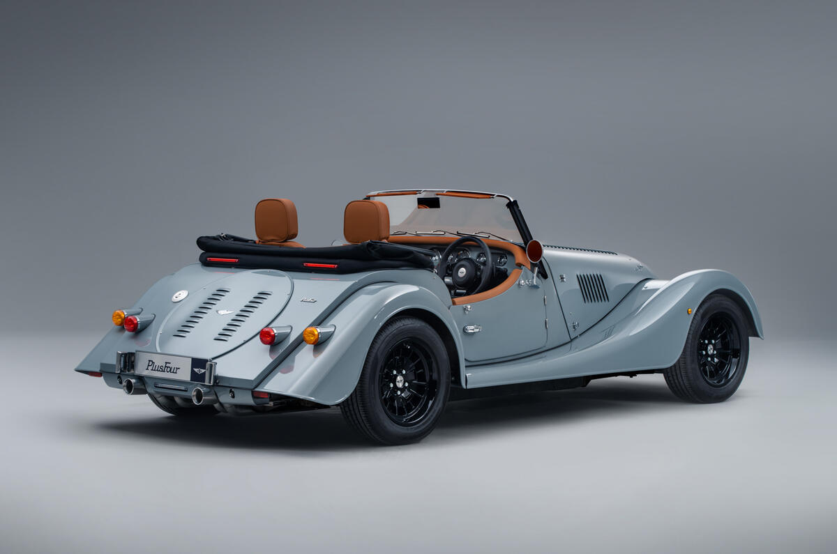 Morgan Plus Four and Plus Six gain fresh tech, new logo for 2021 | Autocar