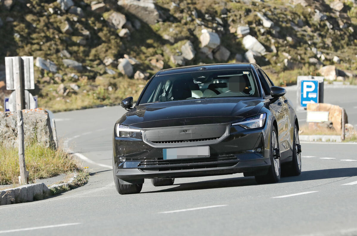 2023 Polestar 2 pictured in the Alps with subtly facelifted design ...