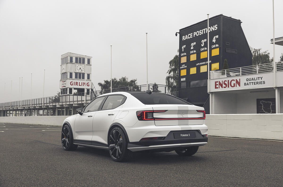 Experimental Polestar 2 brings power hike and chassis upgrades | Autocar