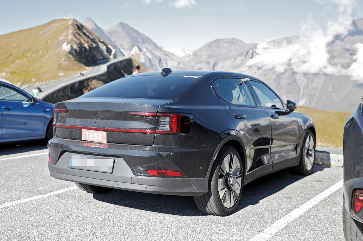 2023 Polestar 2 pictured in the Alps with subtly facelifted design ...