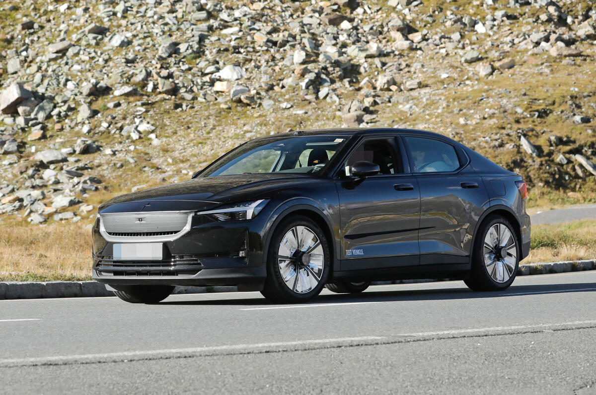 2023 Polestar 2 pictured in the Alps with subtly facelifted design ...
