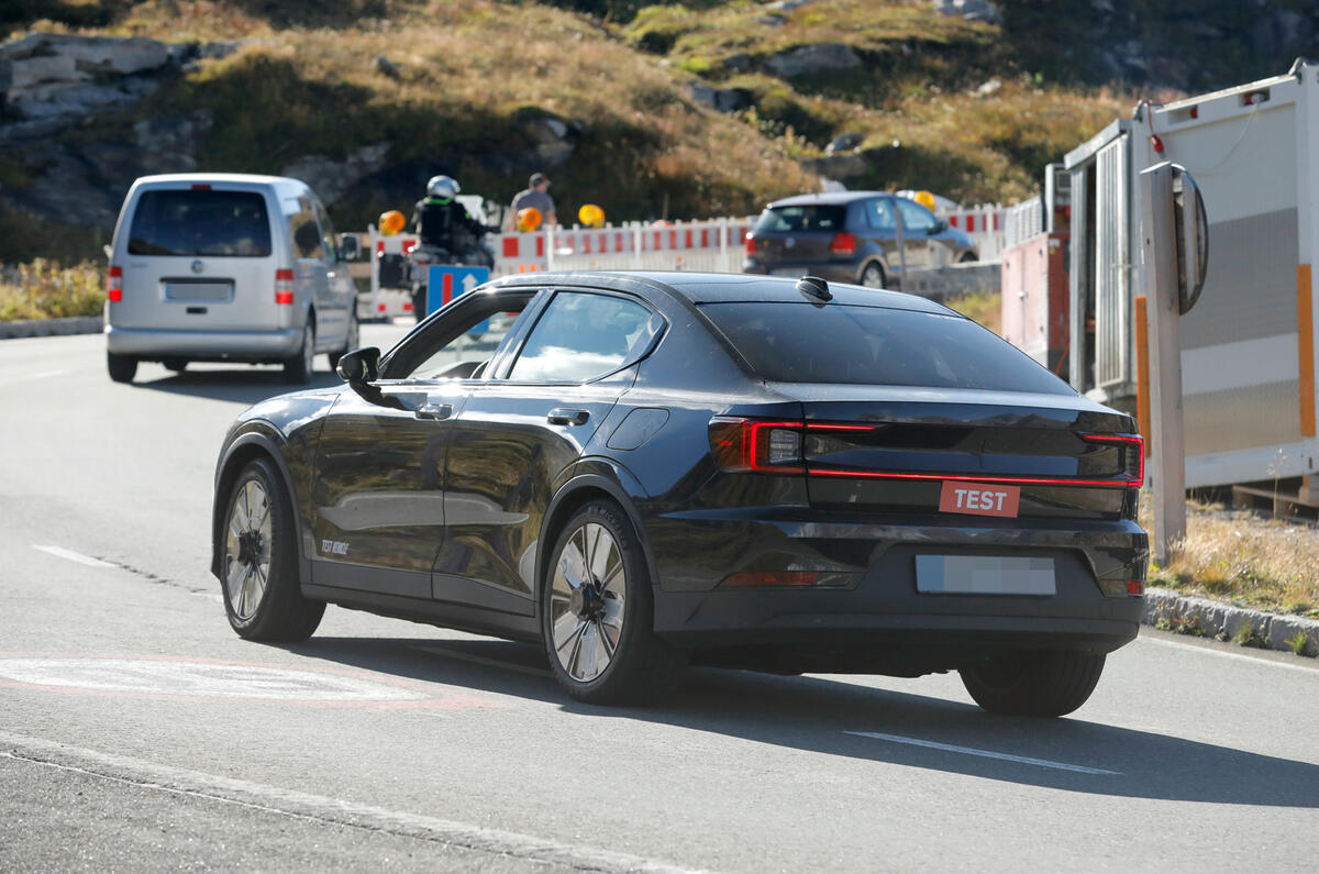 2023 Polestar 2 pictured in the Alps with subtly facelifted design ...