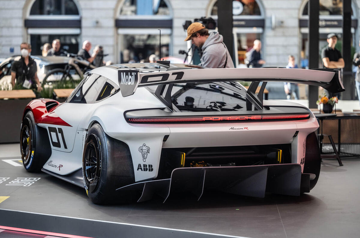 Porsche Mission R concept gives 1073bhp taste of Cayman EV | Autocar