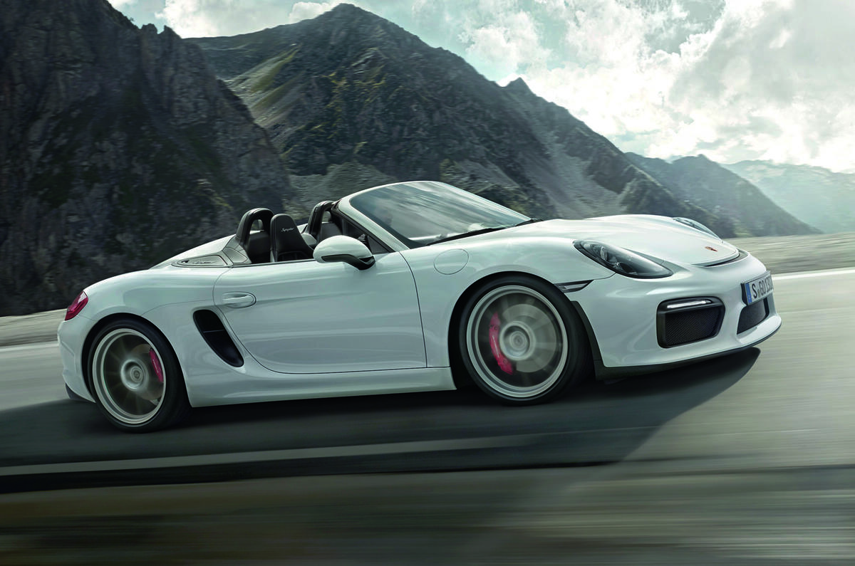 Porsche Boxster Spyder makes its New York motor show debut | Autocar