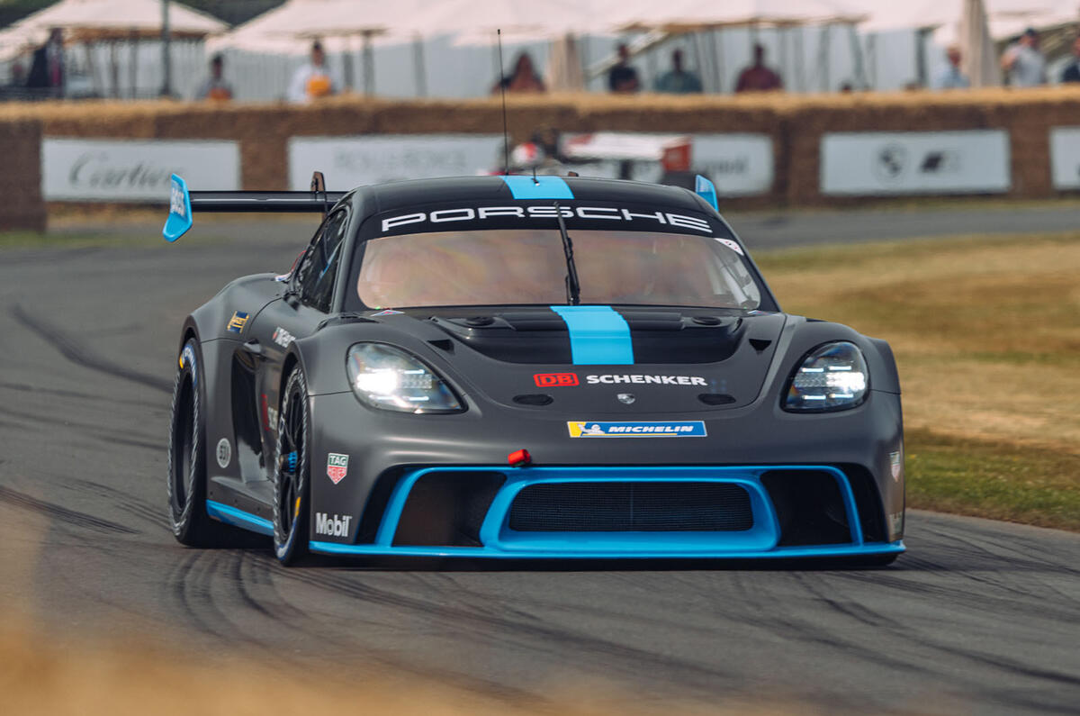 Porsche GT4 E-Performance is 1072bhp electric racer | Autocar