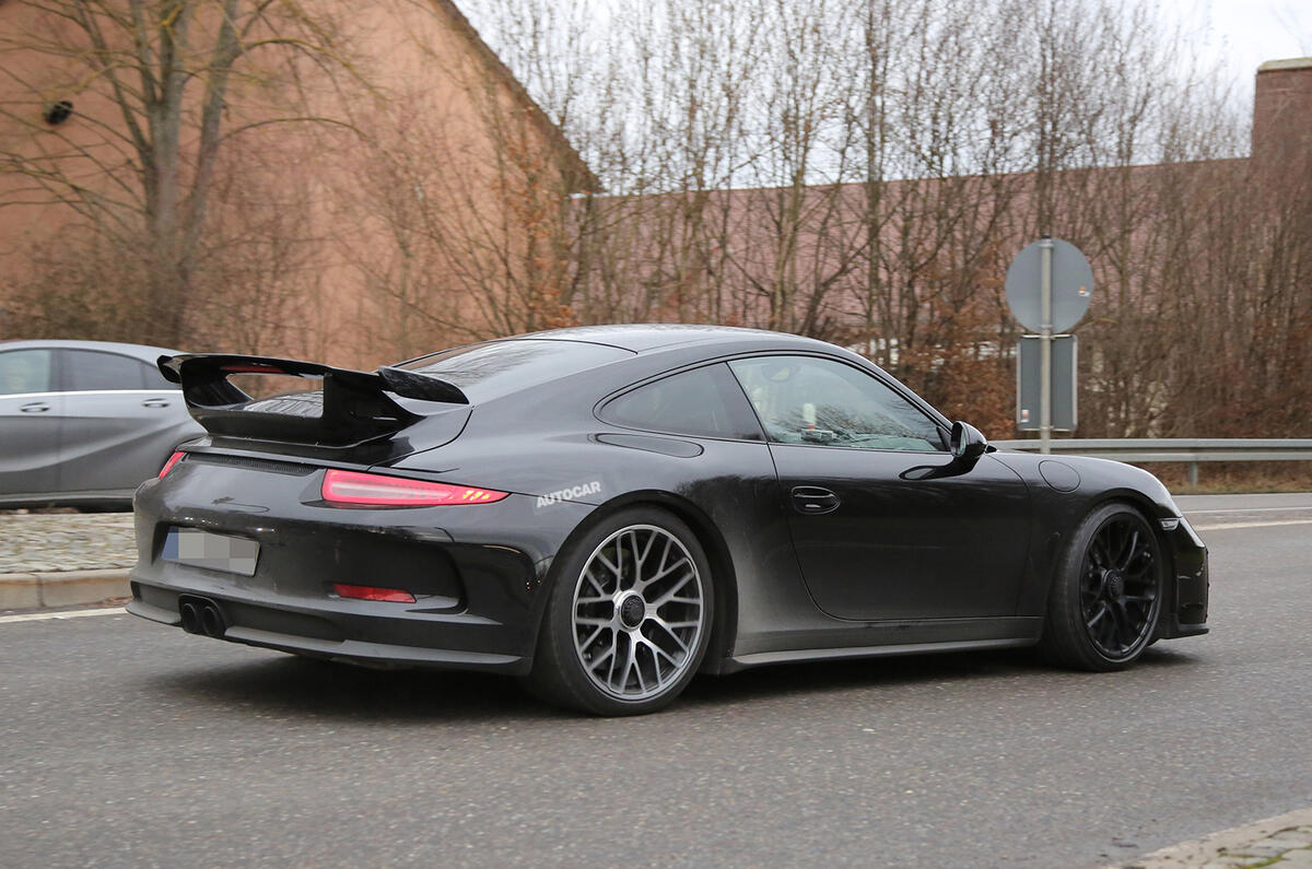 2017 Porsche 911 GT3 facelift spotted undisguised | Autocar